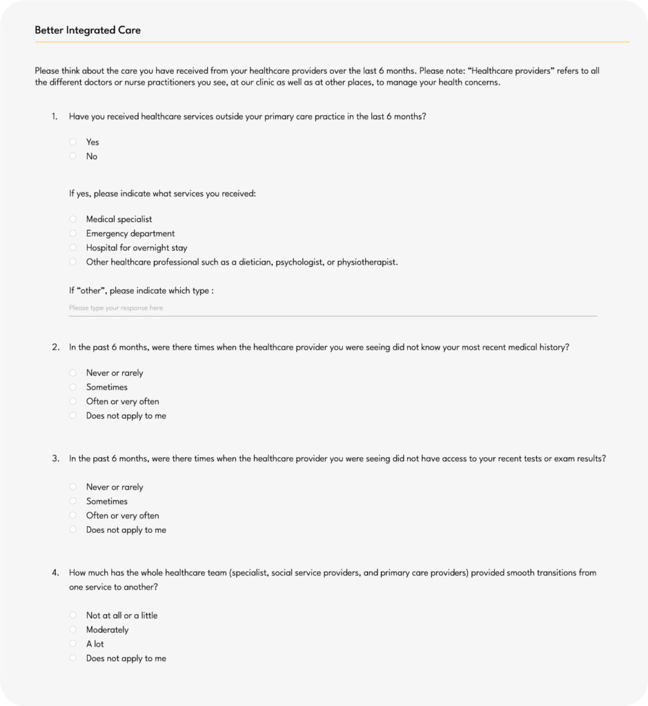 Patient Surveys - CPIN