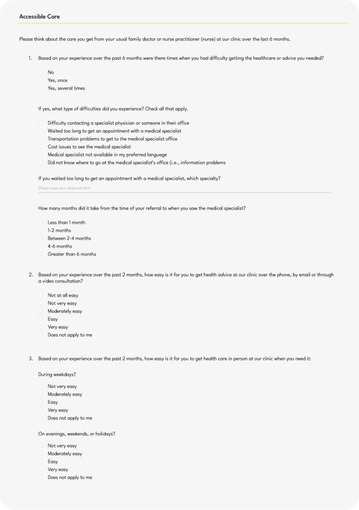 Patient Surveys - CPIN